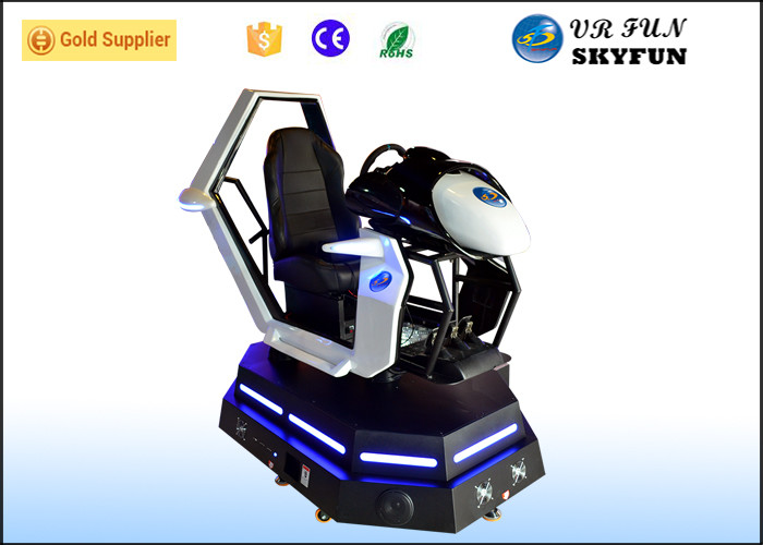 3 Dof Platform VR Racing Simulator 9D VR Car Game Equipment With 74 Tracks
