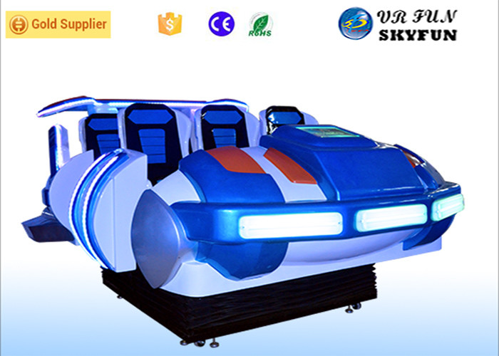 Electric Platform 9D VR Simulator 6 Seats Virtual Reality Motion Simulator