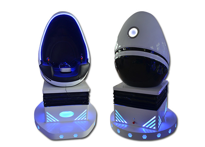 360 Degree 9D VR Simulator , 9D VR Egg Roller Coaster Amusement Ride