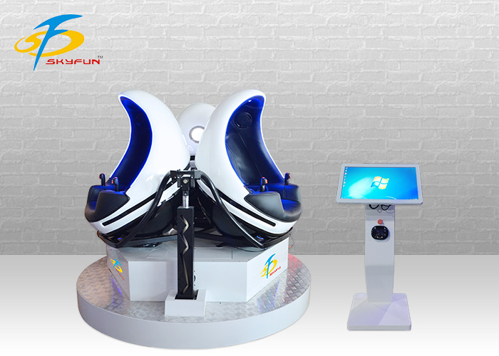 Fibergalss Material Reality Reality VR Egg Chair For Adult / 9D Virtual Reality Experience