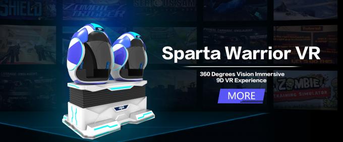 2 Players 9d Vr Egg Cinema , Smart Touch Screen Control Panel Vr Gaming ...