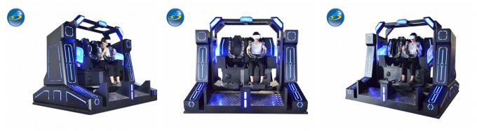 Amusement Park 2 Seats 9D VR Simulator 360 Degrees Rotation Super Big ...