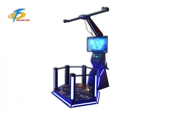 9D VR Pods HTC Vive Game Simulator Standing Platform With Shooting Games