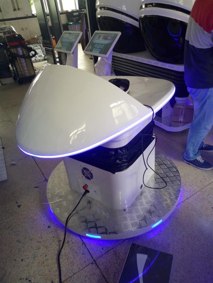 Double Players 9D VR Cinema Virtual Reality Slide Simulator With Dynamic Motion Seat