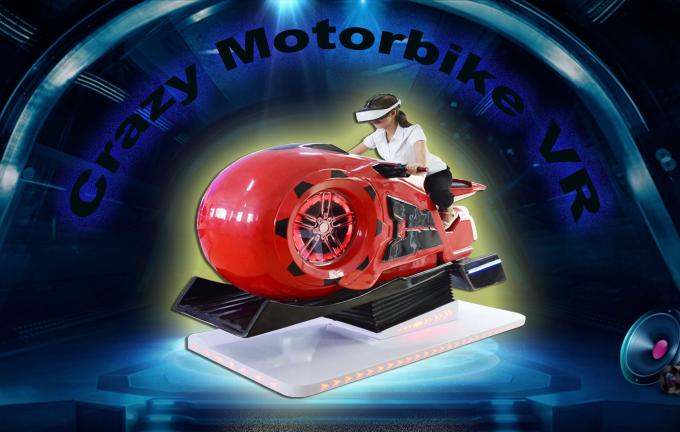 9D Virtual Reality Motorcycle Ride / VR Racing Motion Platform With ...