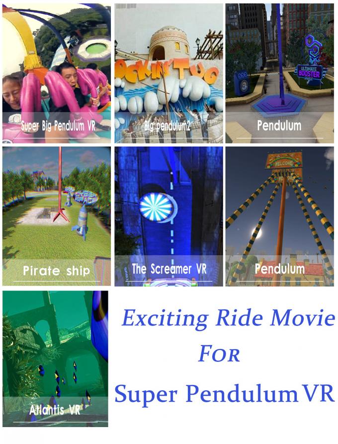 Crazy 9D VR Simulator / Super Pendulum Virtual Reality Equipment