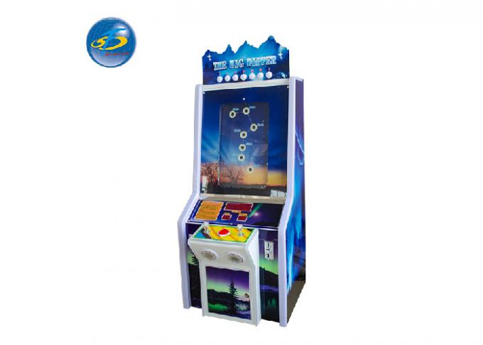 Blue Color Coin Operated Arcade Games / Big Dipper Lottery Game Machine